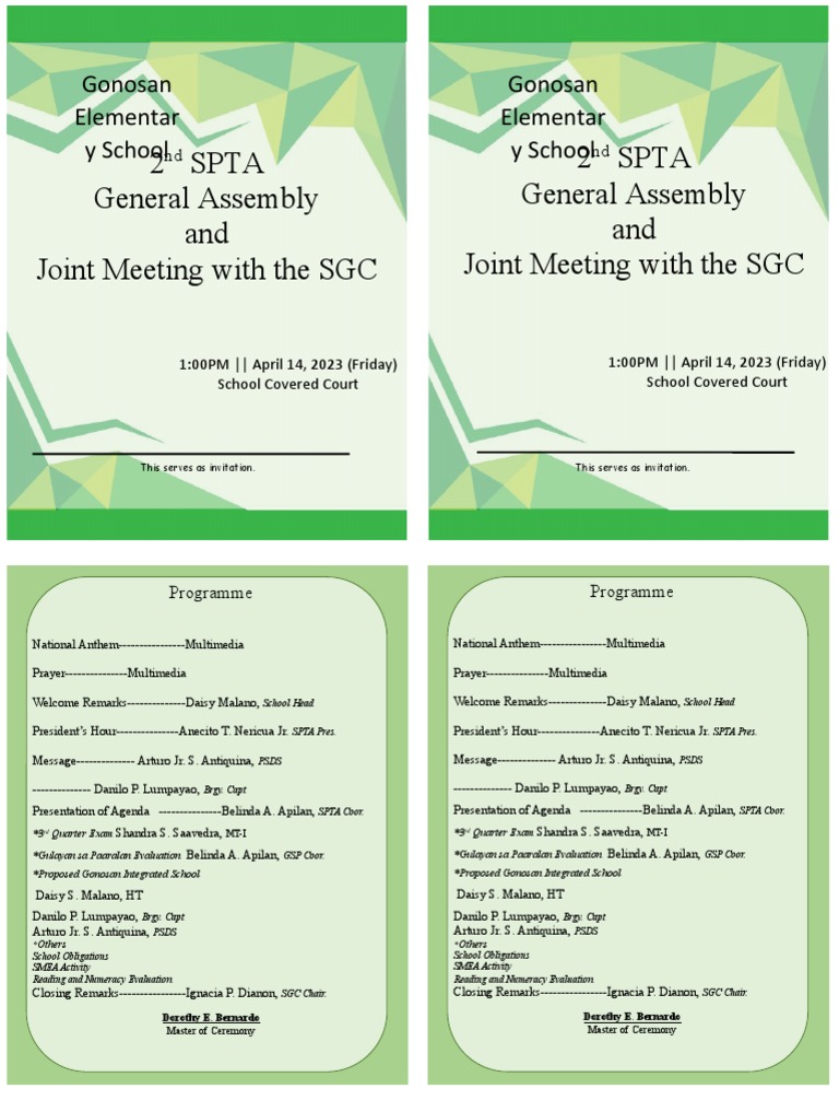 General Assembly Program | PDF