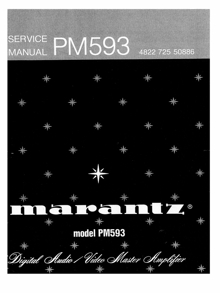 PM593 SM Marantz en | PDF