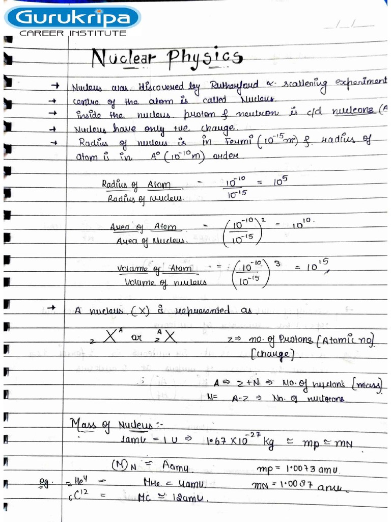 Nuclear Physics Radioactivity - Compressed | PDF