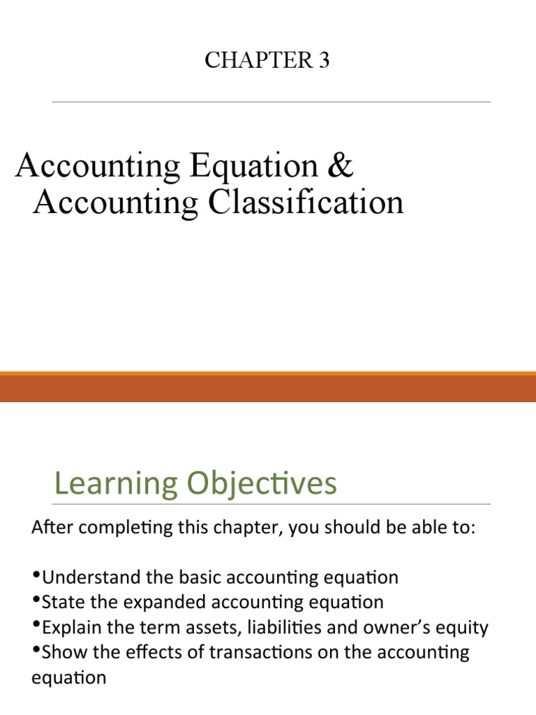 Understanding Accounting Equation Basics | PDF | Debits And Credits ...