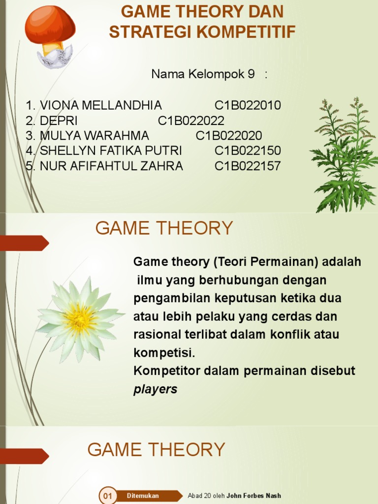 Kelompok 9 Game Theory Dan Strategi Kompetitif | PDF