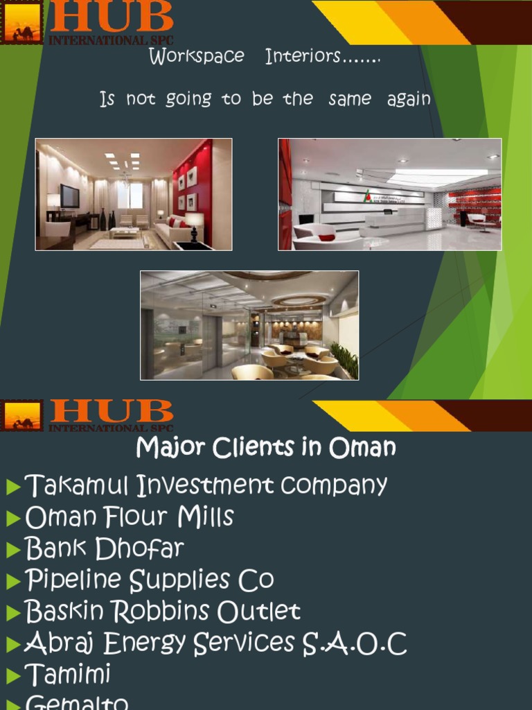 Major Commercial Interior Design Projects in Oman: A Portfolio ...