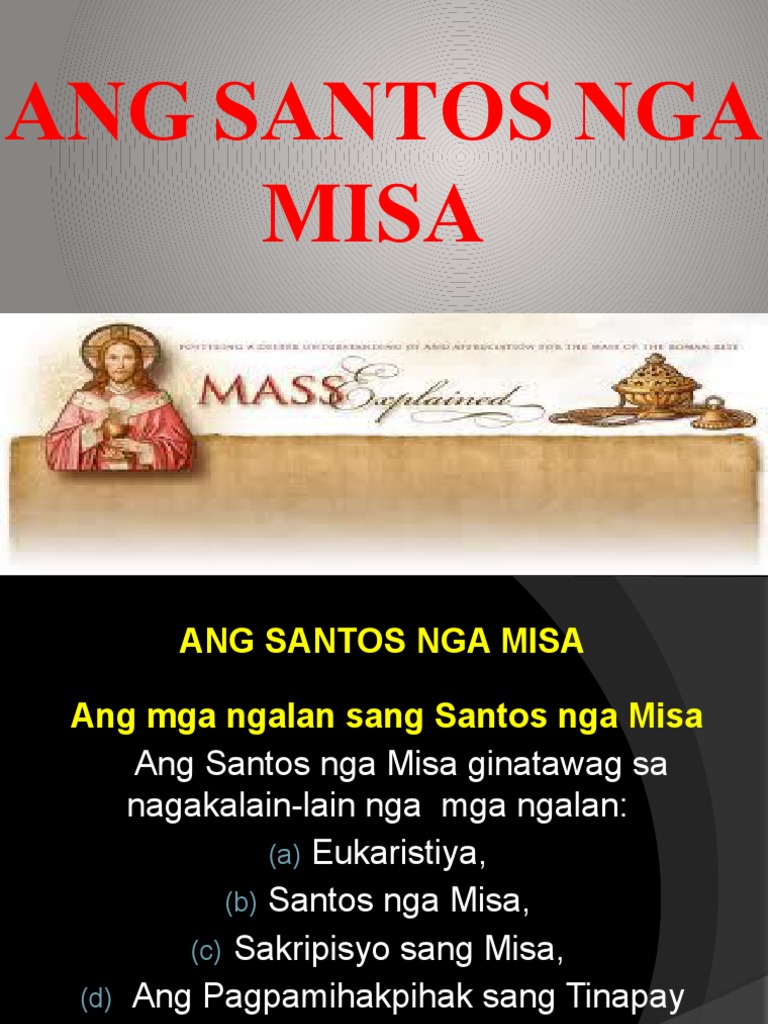 Santos Nga Misa | PDF