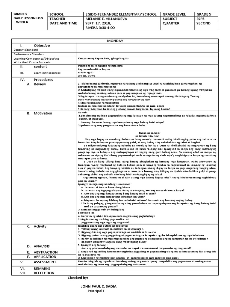 3rd Esp 5 WK 5 | PDF