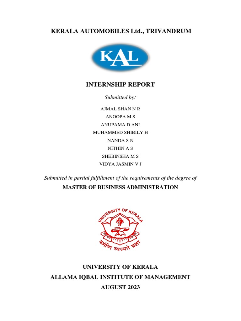 Internship Main | PDF