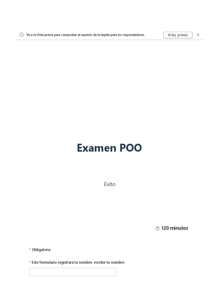 Examen POO - Complemento | PDF
