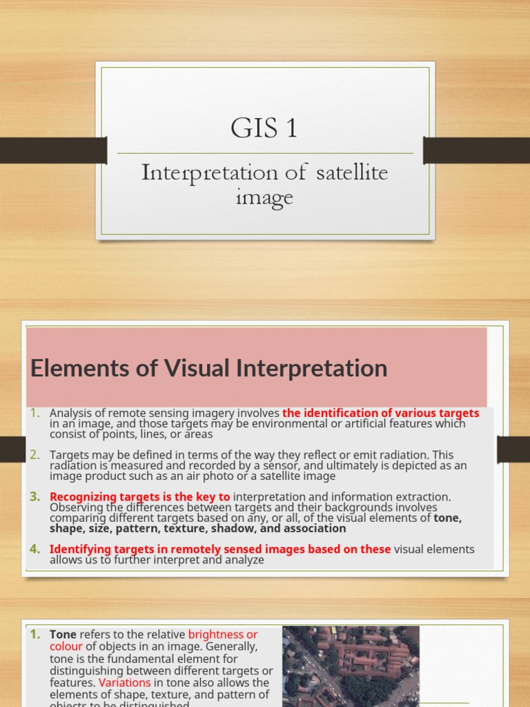 GIS 1 Lesson 3 and 4 - Base Map and Interpretation of Images | PDF | Remote Sensing | Geographic ...