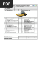 Roller Compactor Inspection Checklist | PDF | Wheeled Vehicles | Car