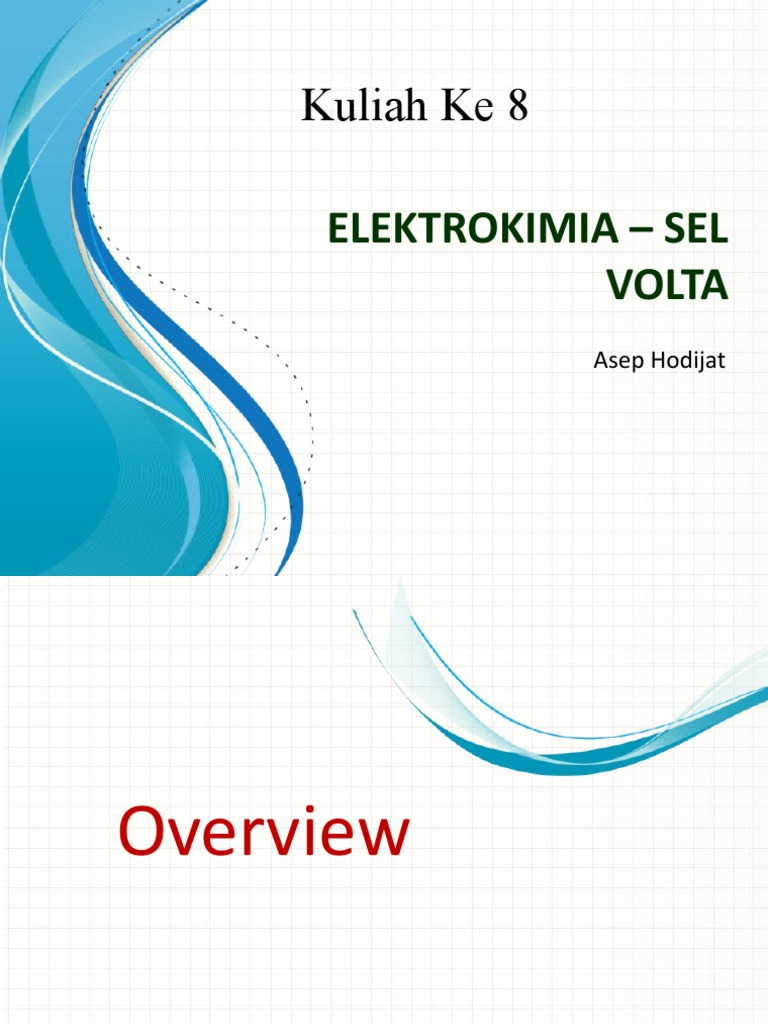 08 Elektrokimia - Sel Volta | PDF