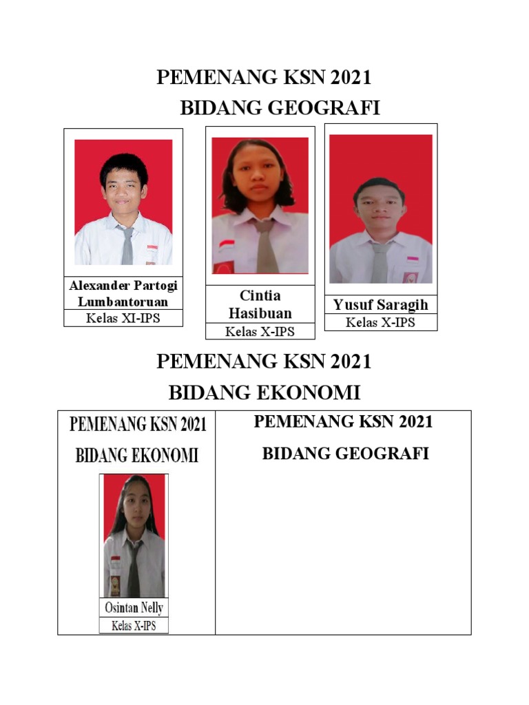 Pemenang KSN 2021 | PDF