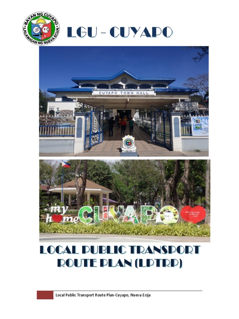 Local Public Transport Plan (APPROVED COPY) | PDF