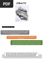 Reacciones Quimicas Del Cobalto | PDF