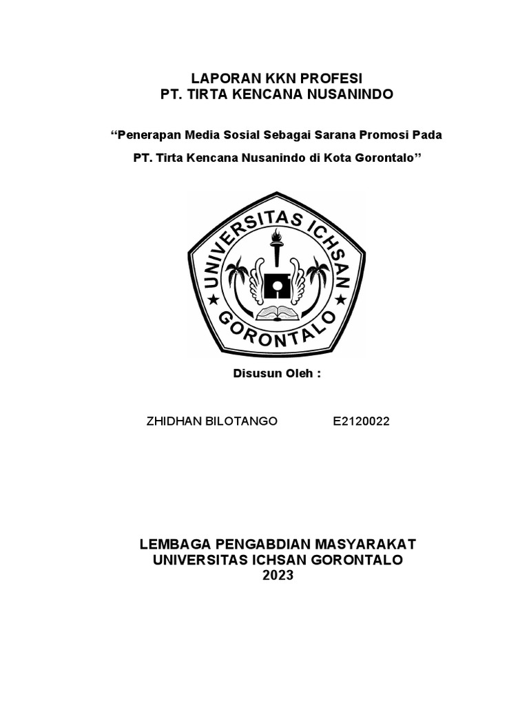 Cover KKN Profesi 2 | PDF