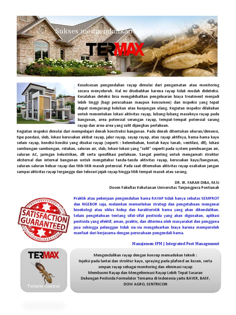 Brosur Anti Rayap | PDF