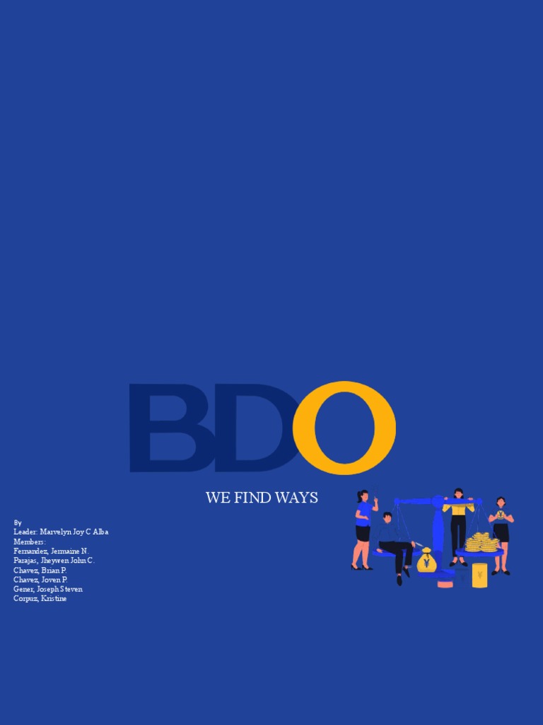 Bdo Presentation | PDF | Remittance | Economies