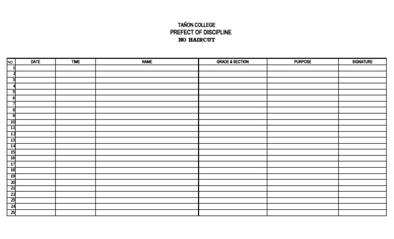 LOG BOOK Prefect | PDF