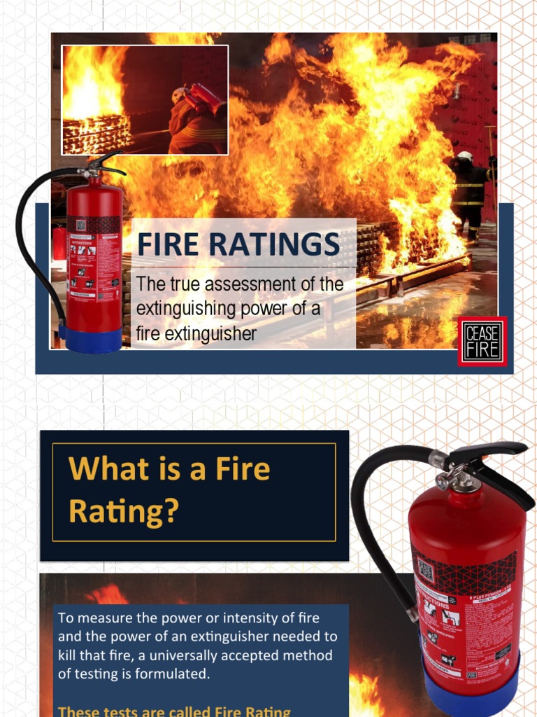 Fire Extinguisher Rating Tests | PDF