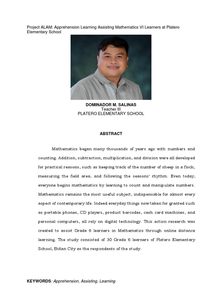 Action Research | Download Free PDF | Mathematics | Learning