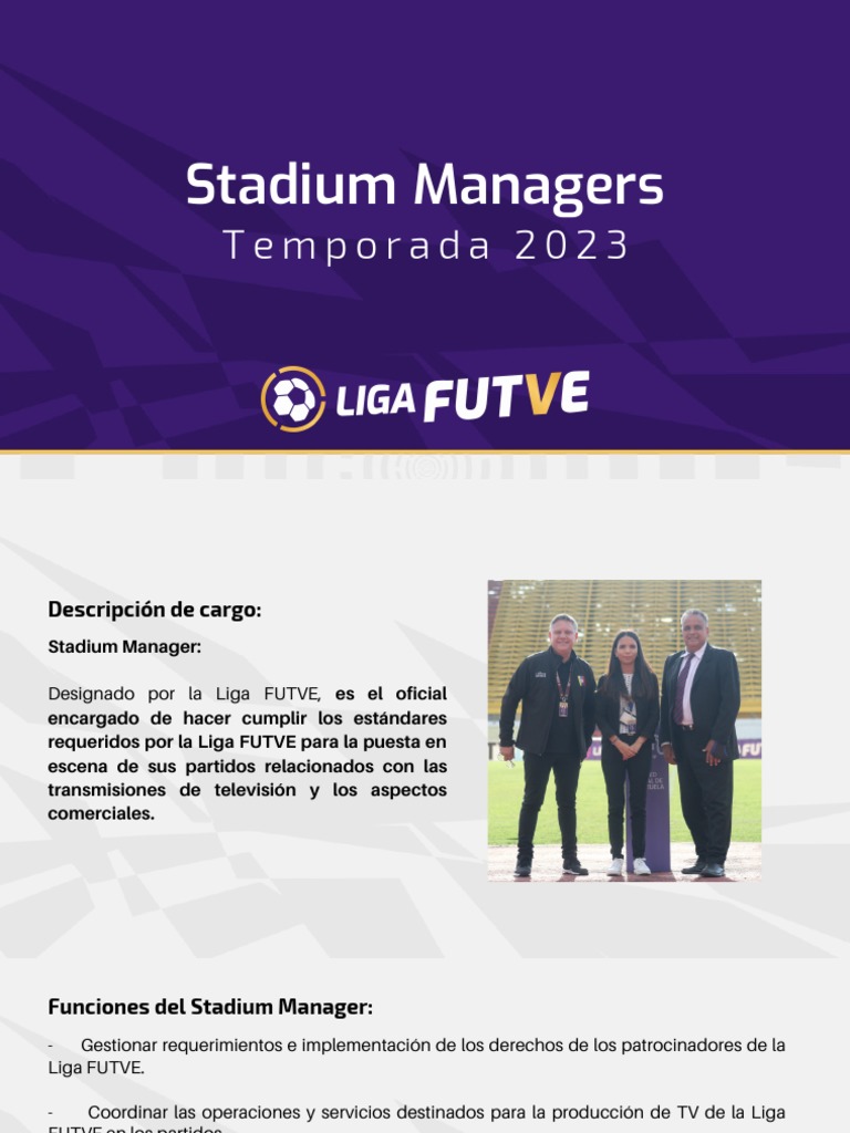 3 Stadium Manager - Delegados | PDF