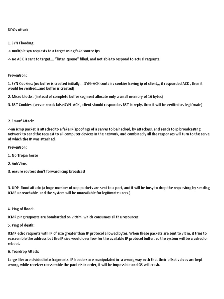 DDOs Attack | PDF DDOs Attack | PDF