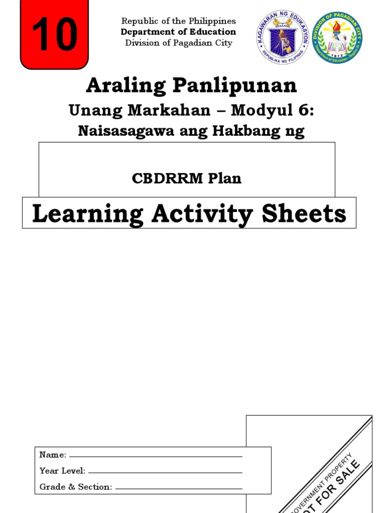 Araling Panlipunan M6- COVER | PDF