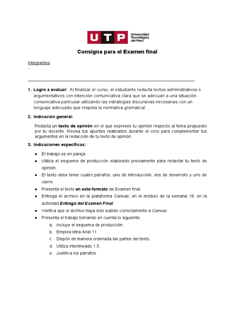 Examen Final - Redacción y Comprensión de Textos Ii | PDF | Medios de comunicación) | Disciplinas