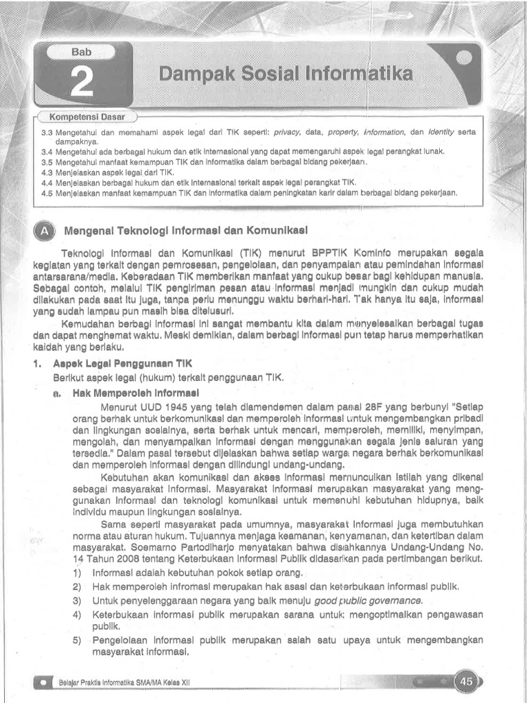 MP 2 - Dampak Sosial Informatika | PDF