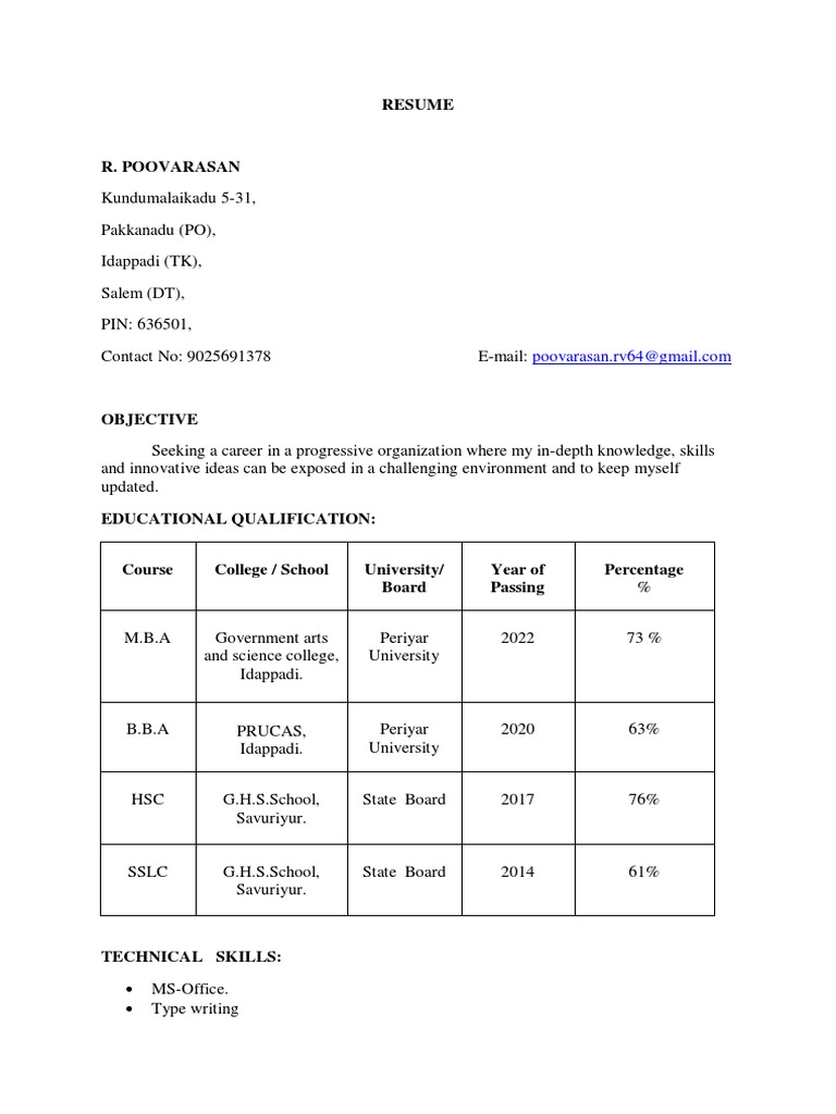 R.poovarasan 098 | PDF