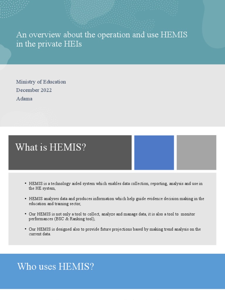 HEMIS PPT, Antonios, 28.12.2022 | PDF