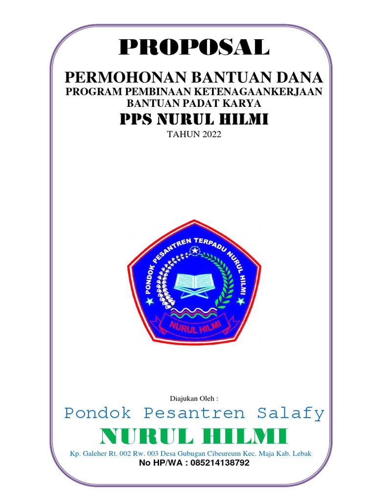 Proposal PPS Nurul Hilmi Maja | PDF