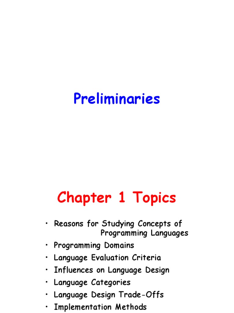 Preliminaries | PDF | Computer Programming | Compiler Preliminaries | PDF | Computer Programming | Compiler