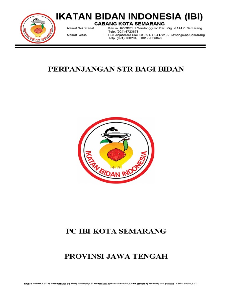 Perpanjangan STR Bidan Semarang | PDF