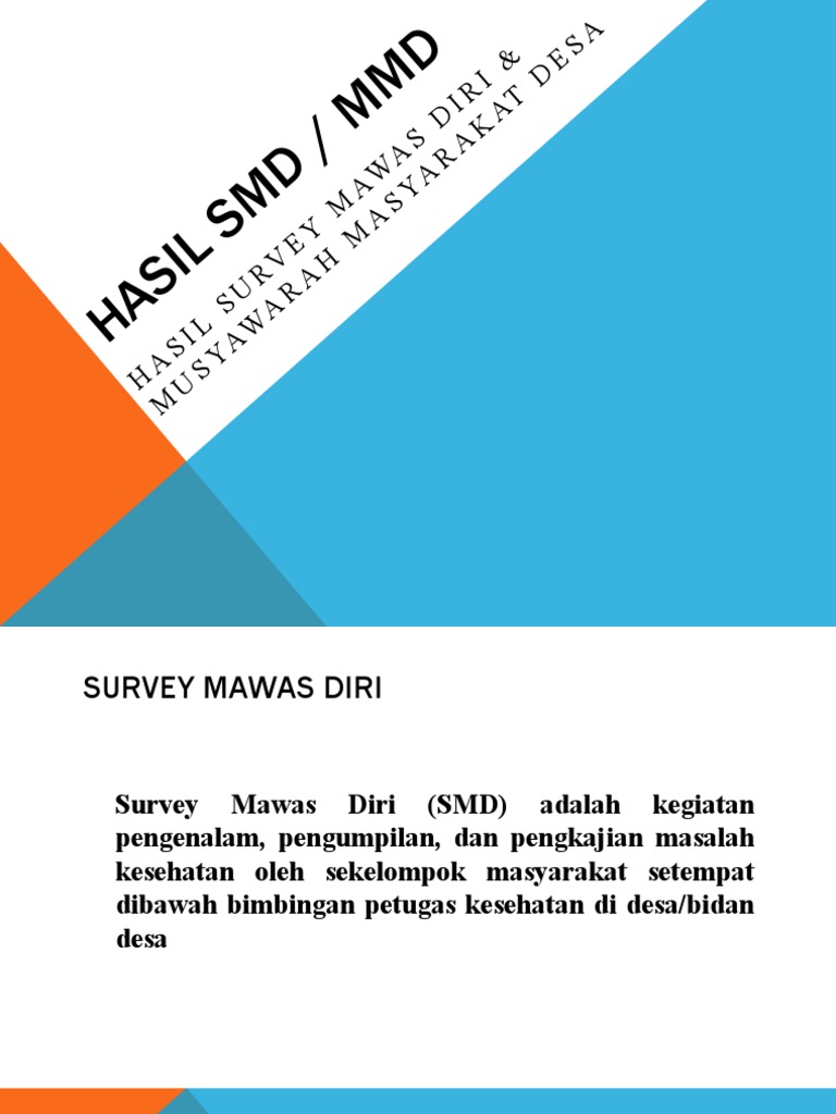 HASIL SMD MMD | PDF