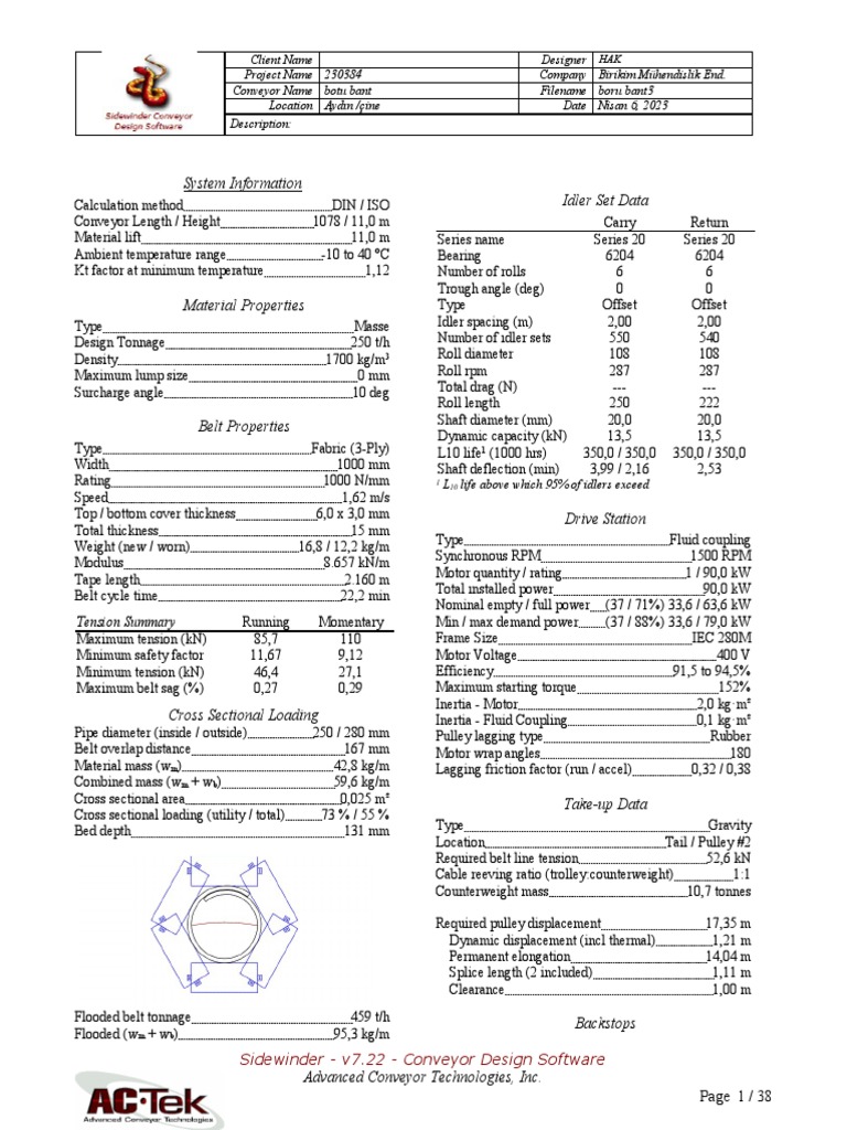 Boru Bant Versiyon 3 | PDF | Belt (Mechanical) | Mechanical Engineering