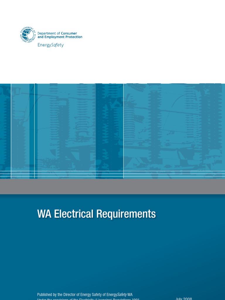 WA Electrical Requirements | PDF | Mains Electricity | Electrical Wiring