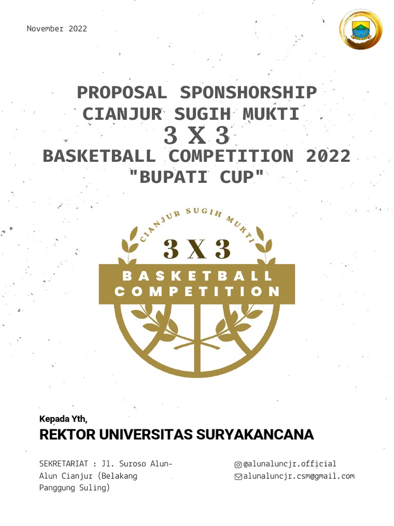 Proposal Basketball Competition | PDF