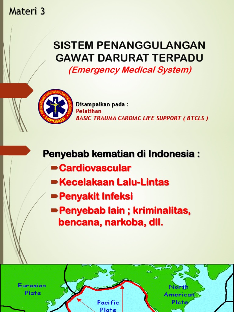 Materi 3 Sistem Penanggulangan Gawat Darurat Terpadu | PDF