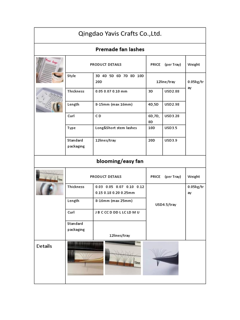 Qingdao Yavis Crafts Co | PDF