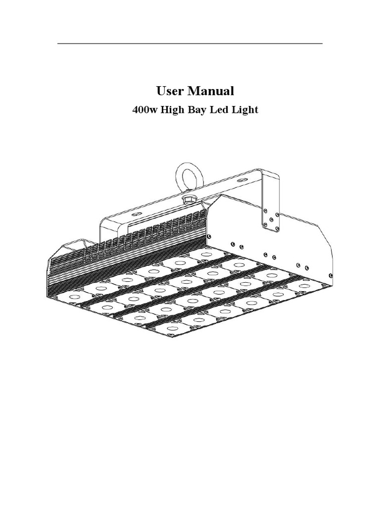 400W LED High Bay-120lm | PDF | Electrical Engineering | Electricity