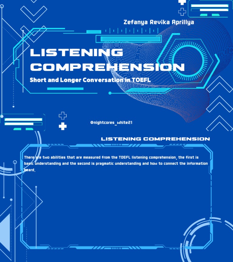 LISTENING COMPREHENSION | PDF