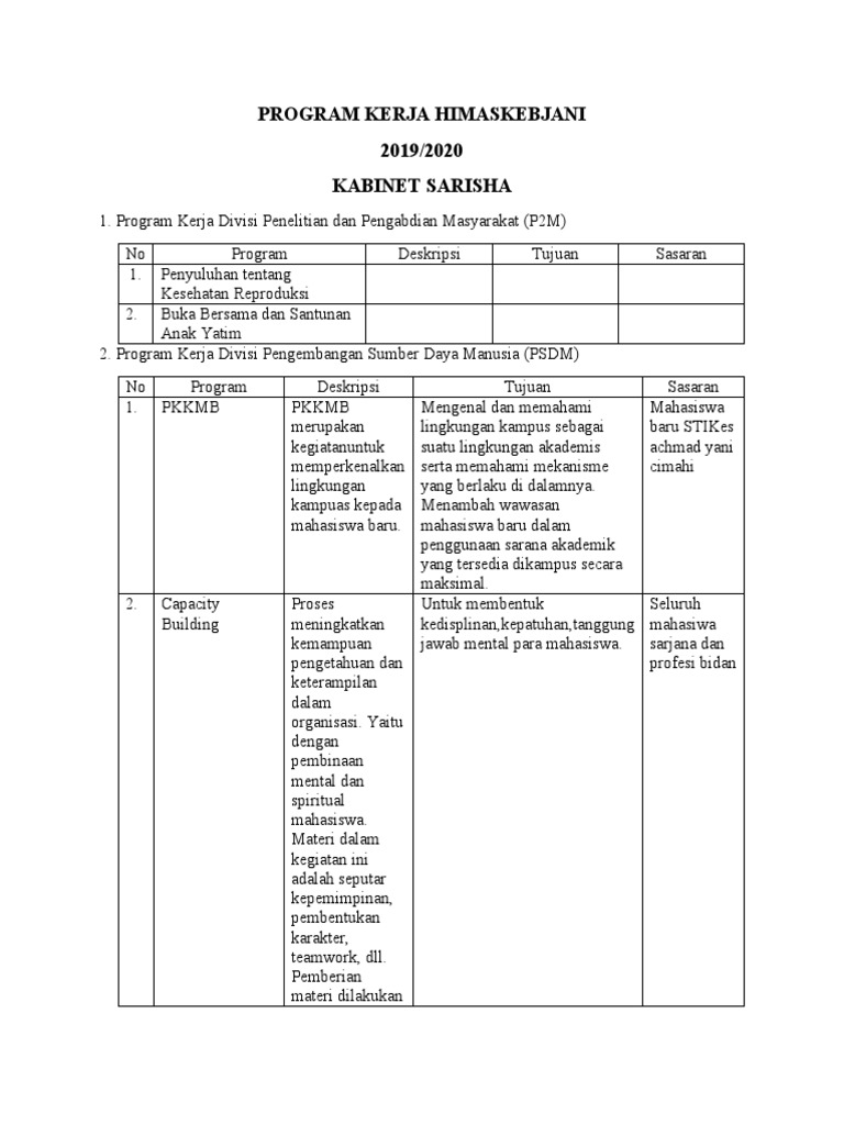 Proker Minat Bakat | PDF