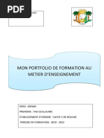 Portfolio De L élève Maître Au Cafop Pdf