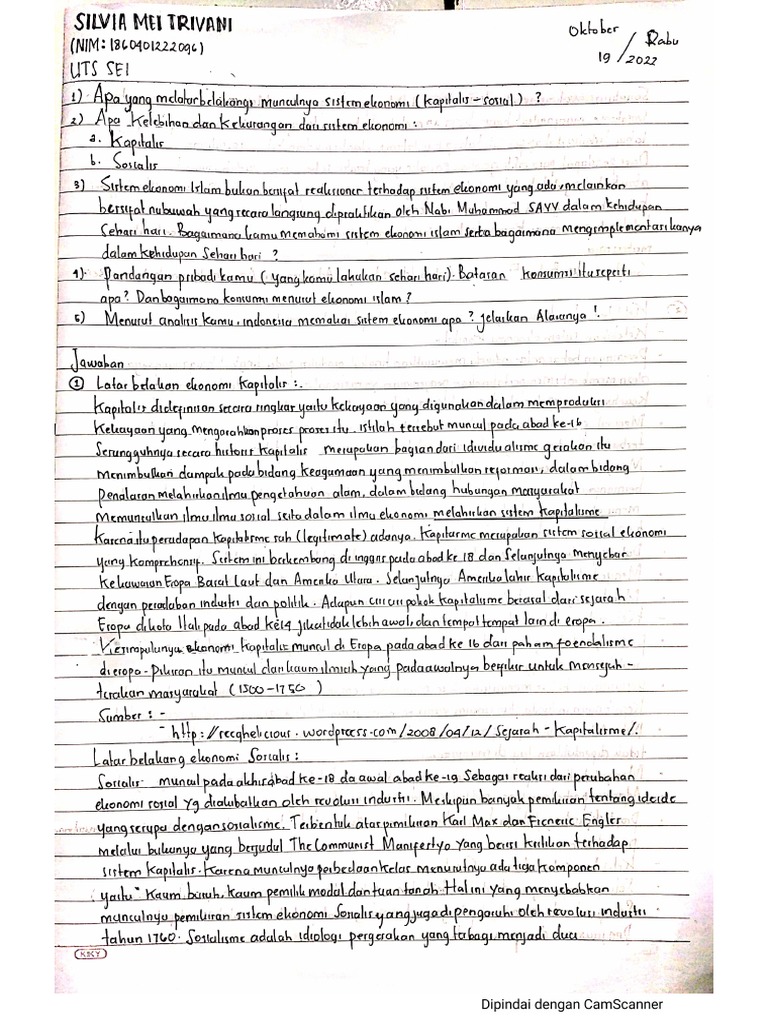 Silvia Mei Trivani - (096) - Uts Sei | PDF