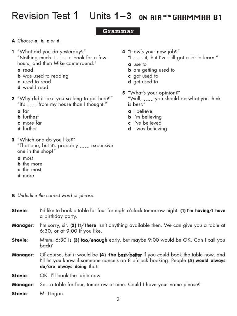 On Air - B1-TRP-students | PDF