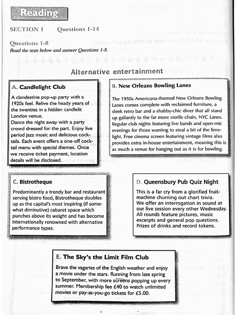 IELTS - General Reading | PDF