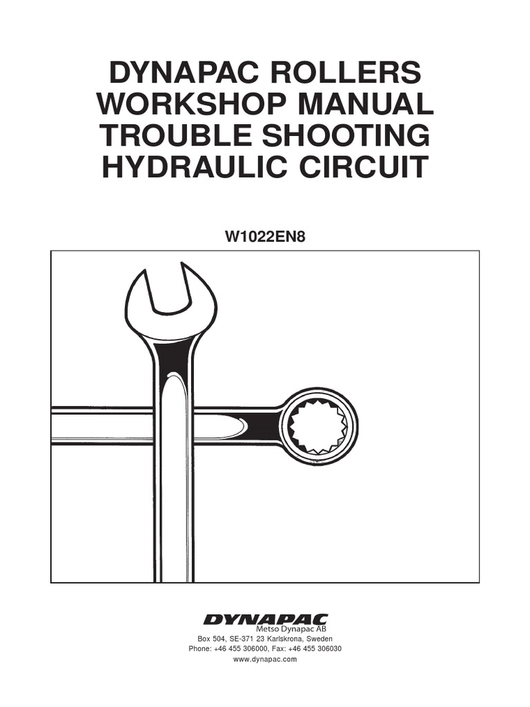 Dynapac Roller Hydraulic Troubleshooting Guide | PDF | Manufactured ...