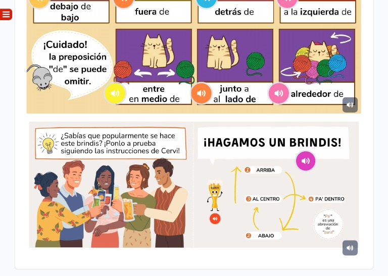 Preposiciones y Adverbios de Lugar - ProfeDeELE 3 | PDF