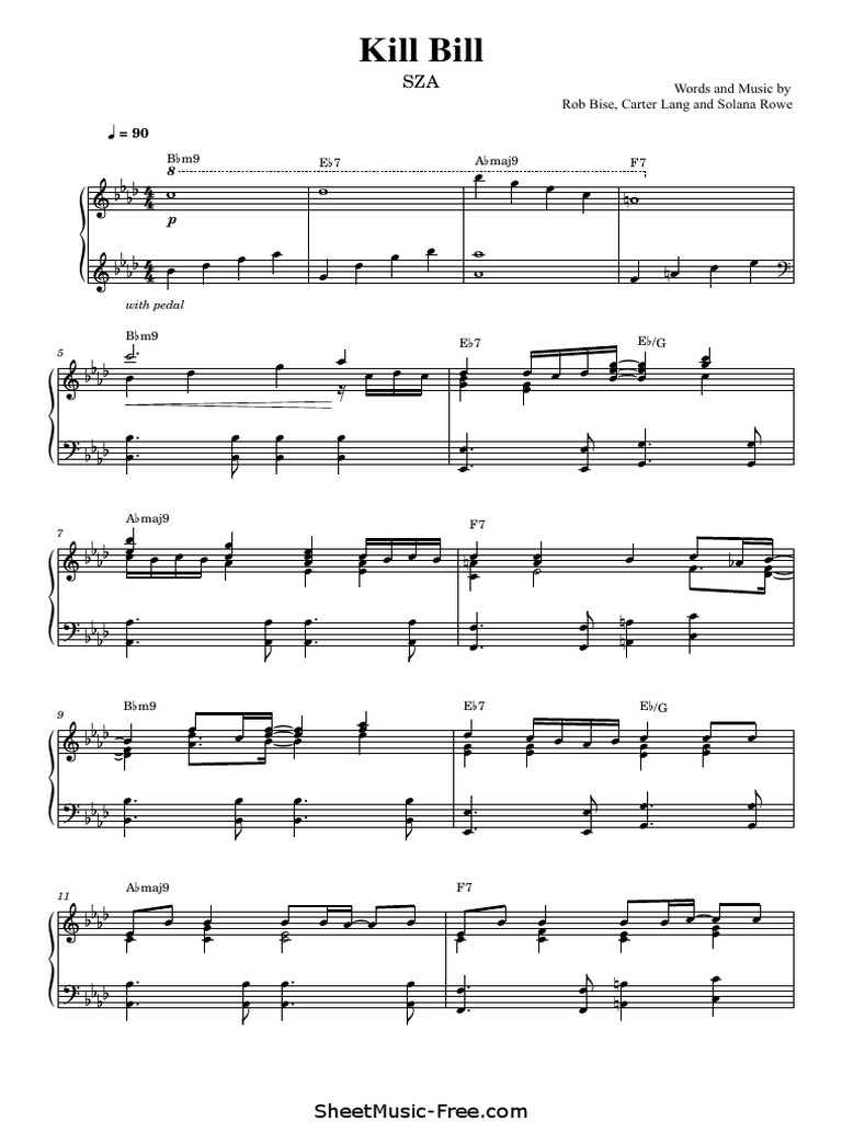 Kill Bill Sheet Musi | PDF