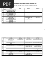 Ib Timetable Student Version 2025 | PDF