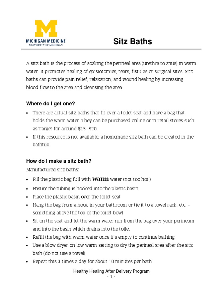 Sitz Baths | Download Free PDF | Toilet | Clinical Medicine